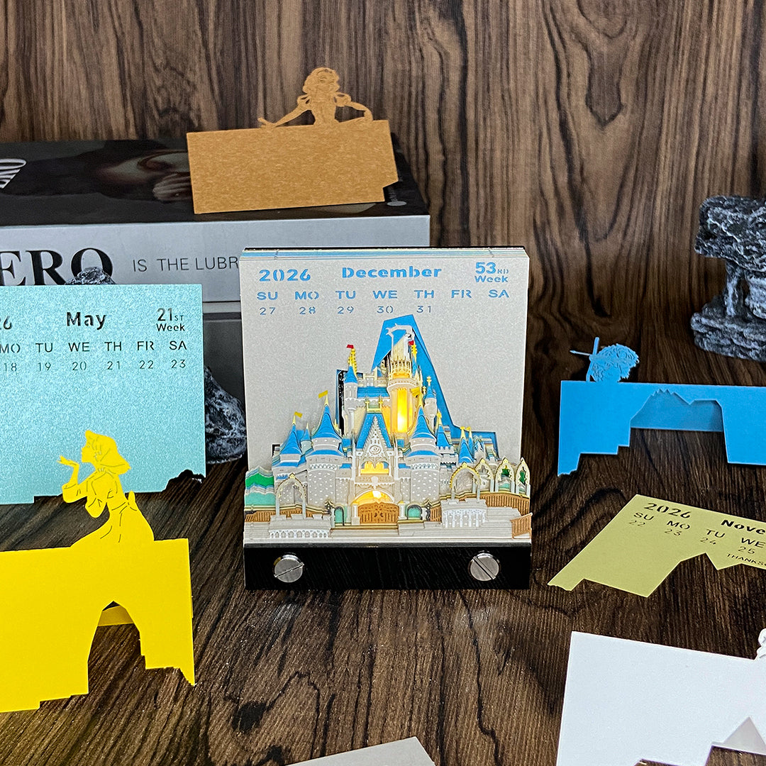 TimePiece® Calendar 3D - D'ney Castle – Eco Commuters