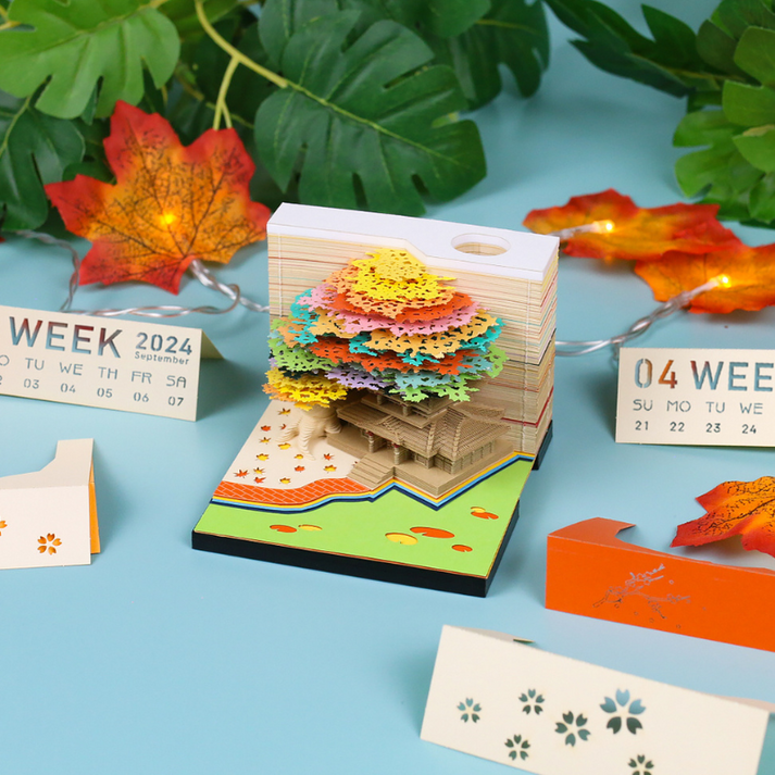 TimePiece® Calendar 3D - Tree of Four Seasons – Eco Commuters