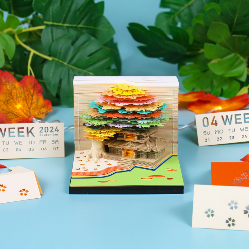TimePiece® Calendar 3D - Tree of Four Seasons – Eco Commuters