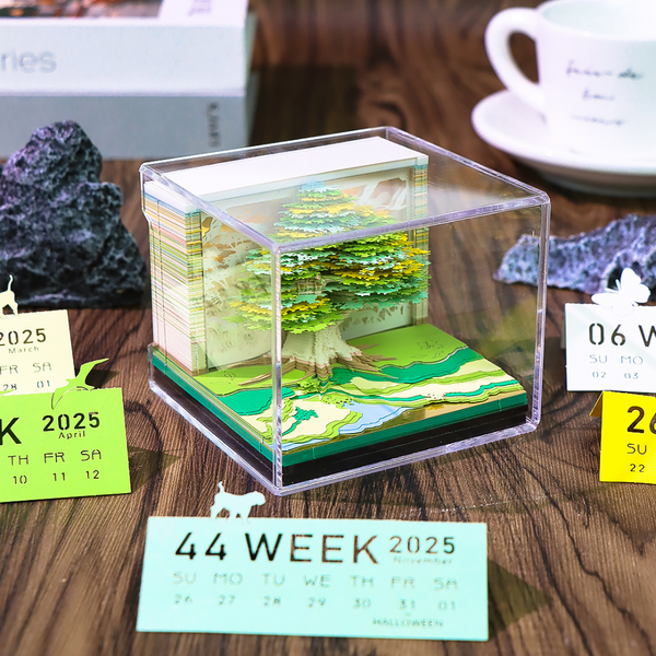 TimePiece® Calendar 3D - Tree of Peace – Eco Commuters