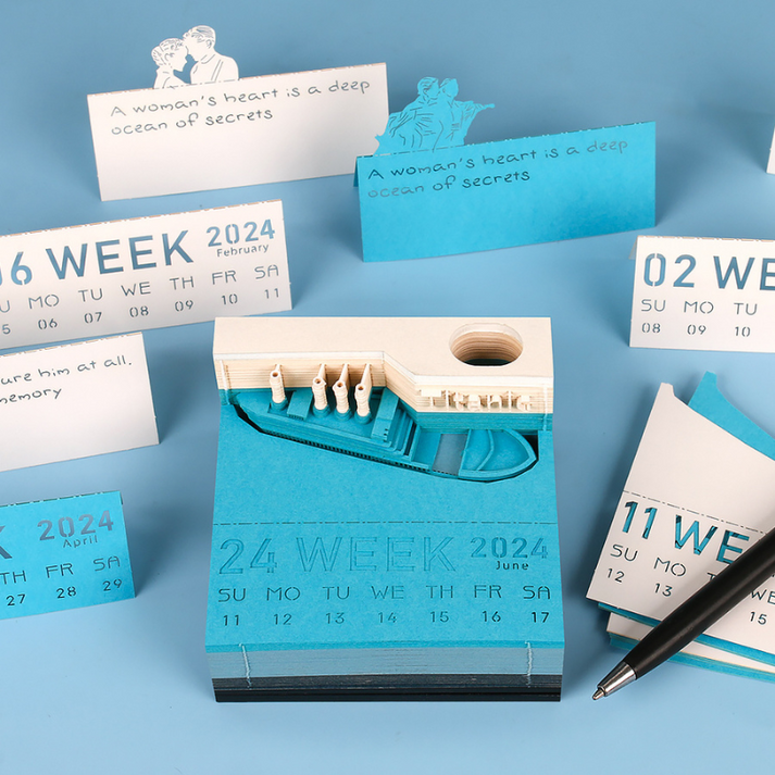 TimePiece® Calendar 3D - Cruise Ship – Eco Commuters