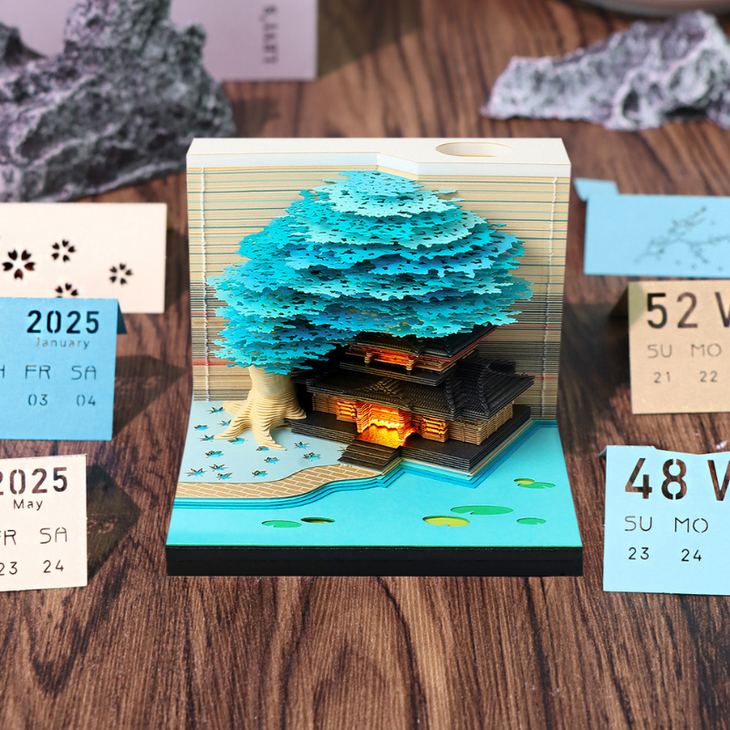 TimePiece® Calendar 3D - Tree of Sky and Ocean – Eco Commuters