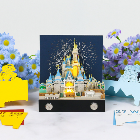 TimePiece® Calendar 3D - D'ney Castle – Eco Commuters